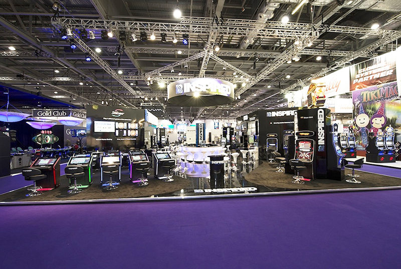 Inspired Gaming ICE Totally Gaming 2013 Large Bespoke Exhibition Stand ...