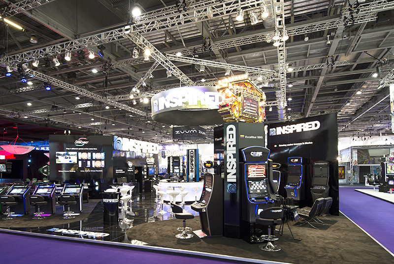 Inspired Gaming ICE Totally Gaming 2013 Large Bespoke Exhibition Stand ...